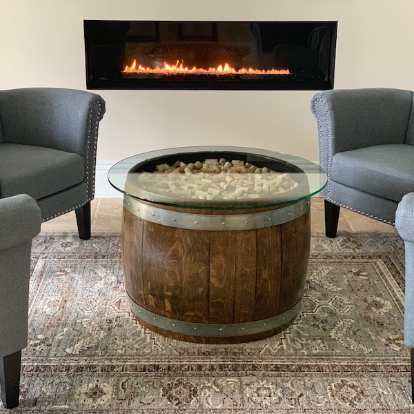 Barrel Coffee Table - Etsy