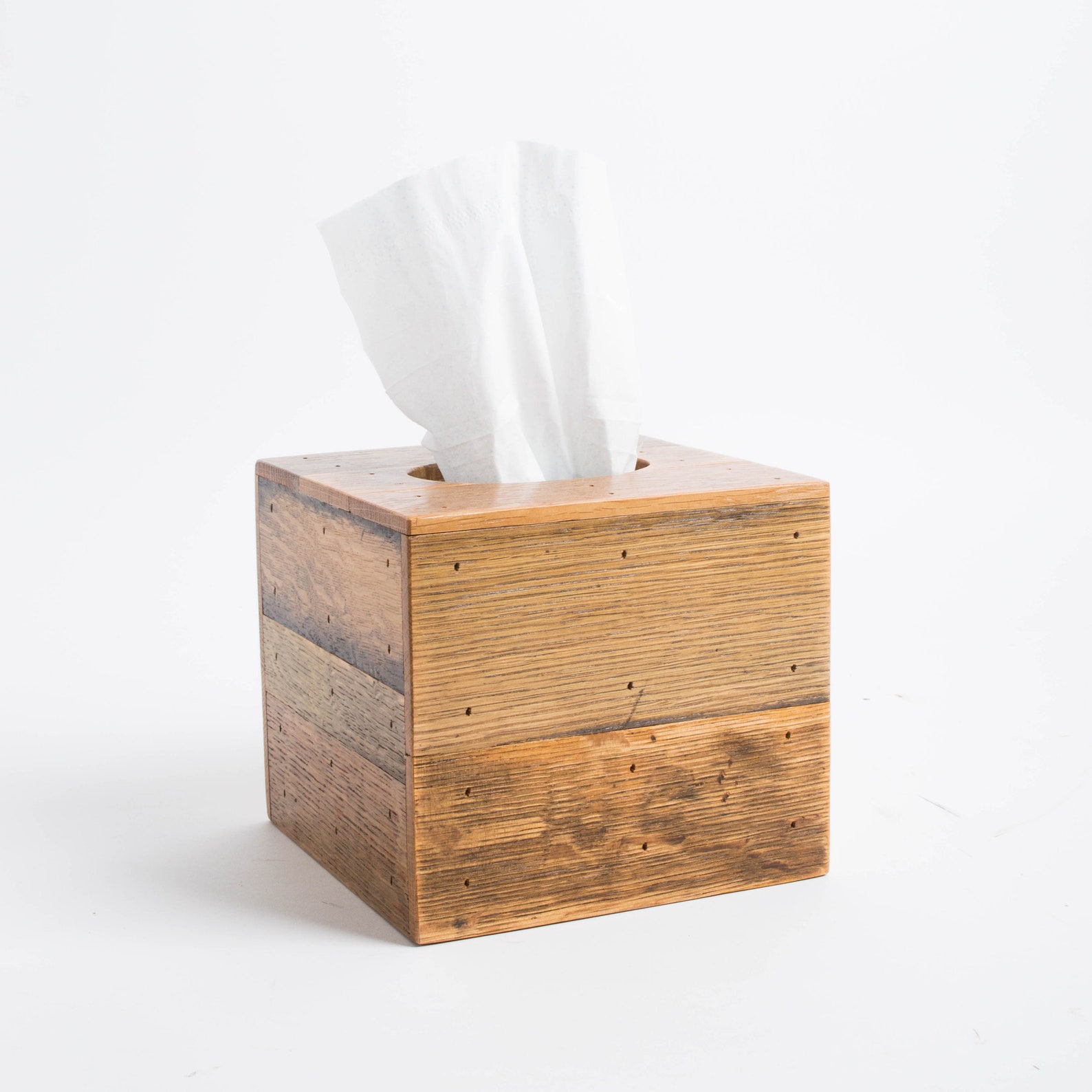 Wine Barrel Oak Tissue Box, Choice of Size - Etsy