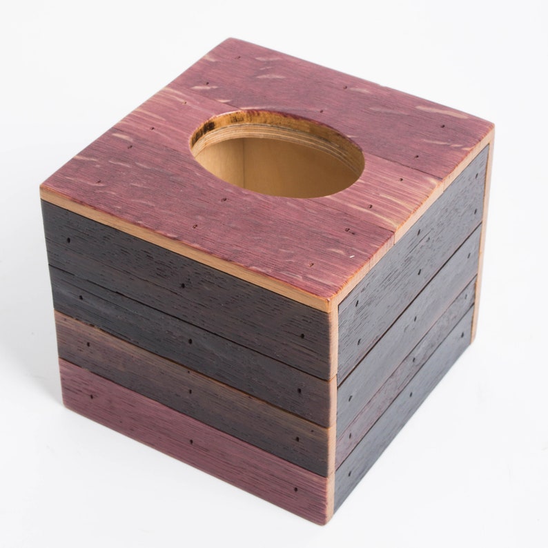 Wine Infused Barrel Oak Tissue Box, Choice of Size - Etsy