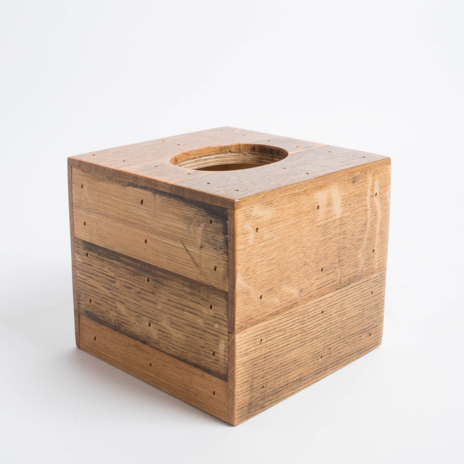 Wine Barrel Oak Tissue Box, Choice of Size - Etsy
