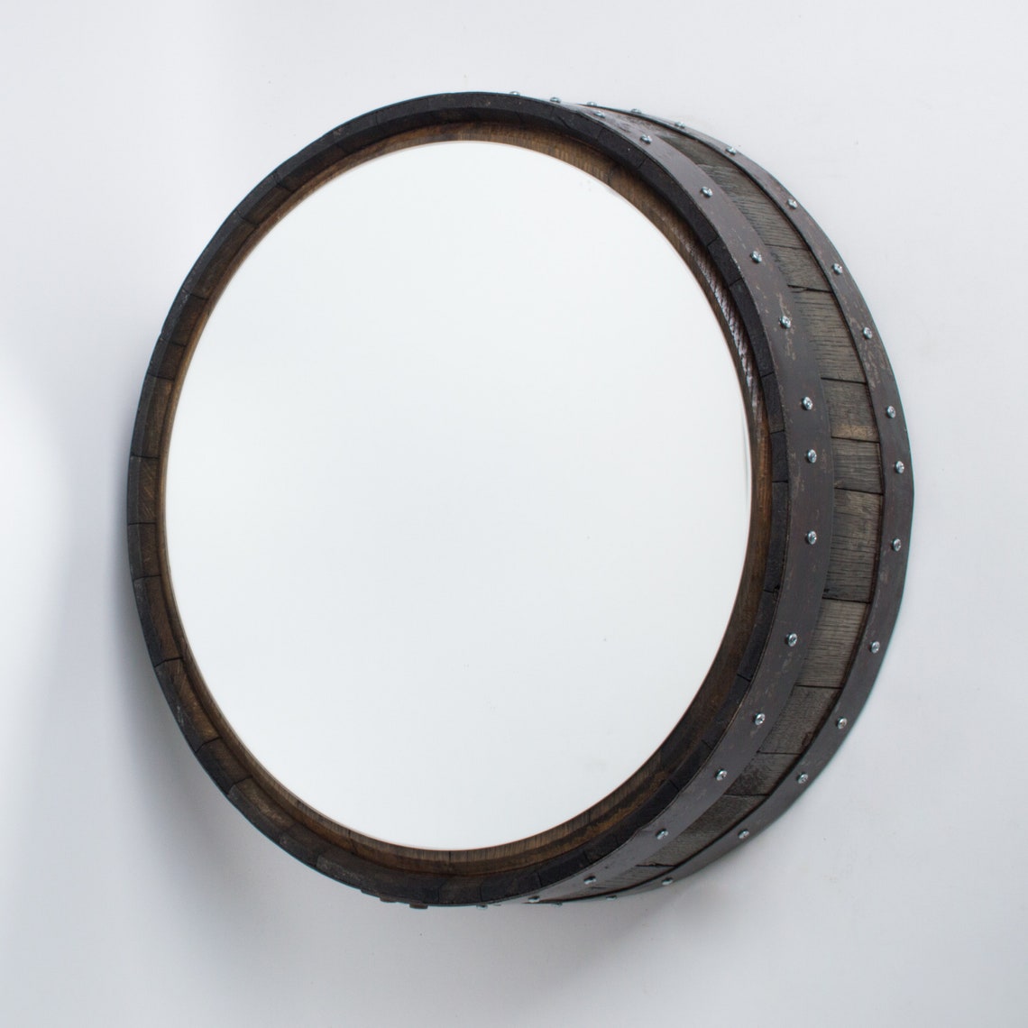 Bourbon Barrel Mirror - Etsy