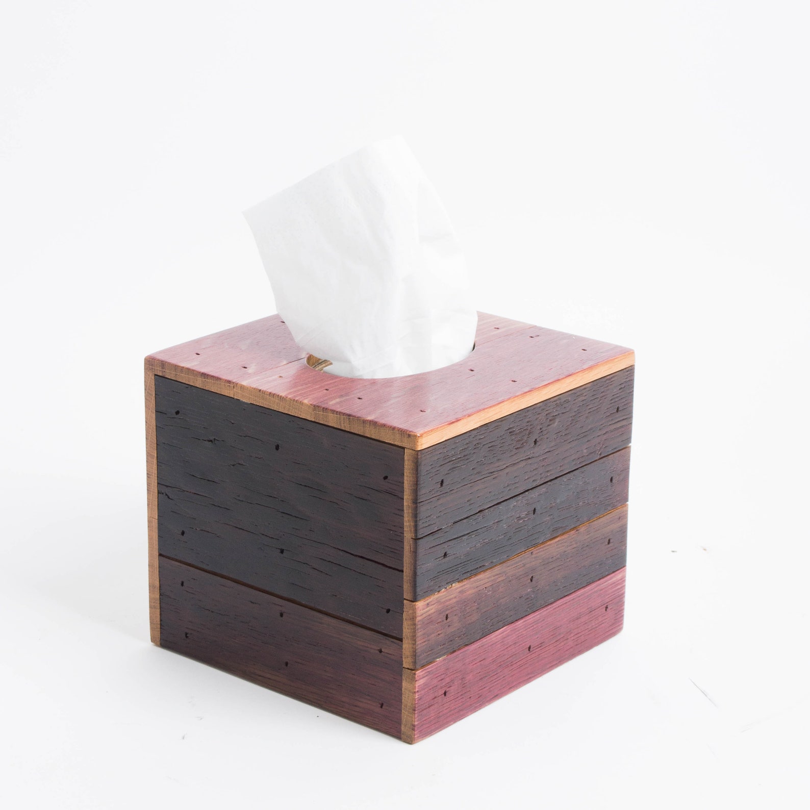 Wine Infused Barrel Oak Tissue Box, Choice of Size - Etsy