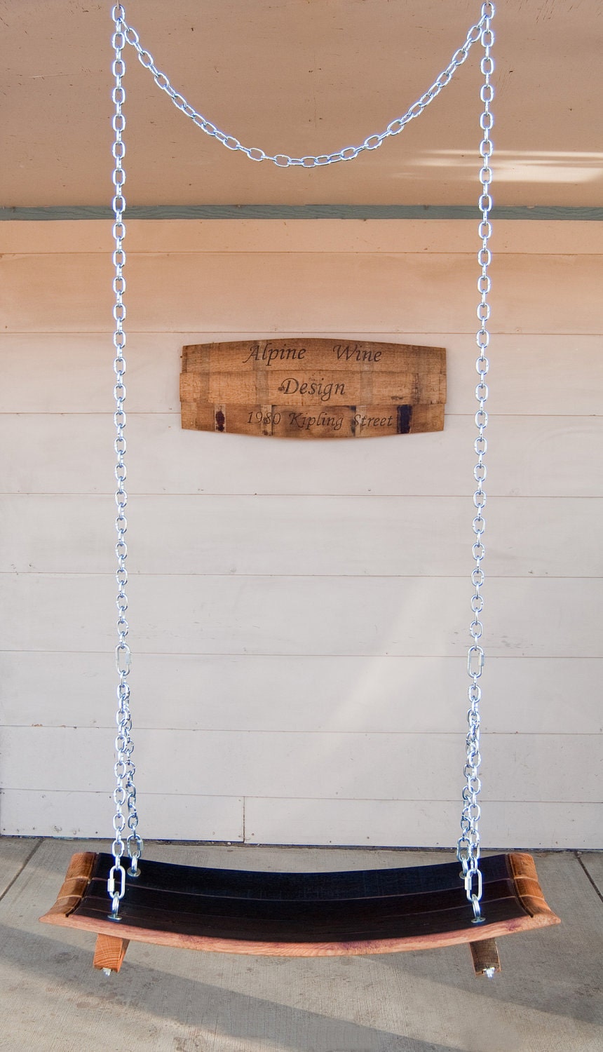 Napa Valley Wine Barrel Swing - Etsy