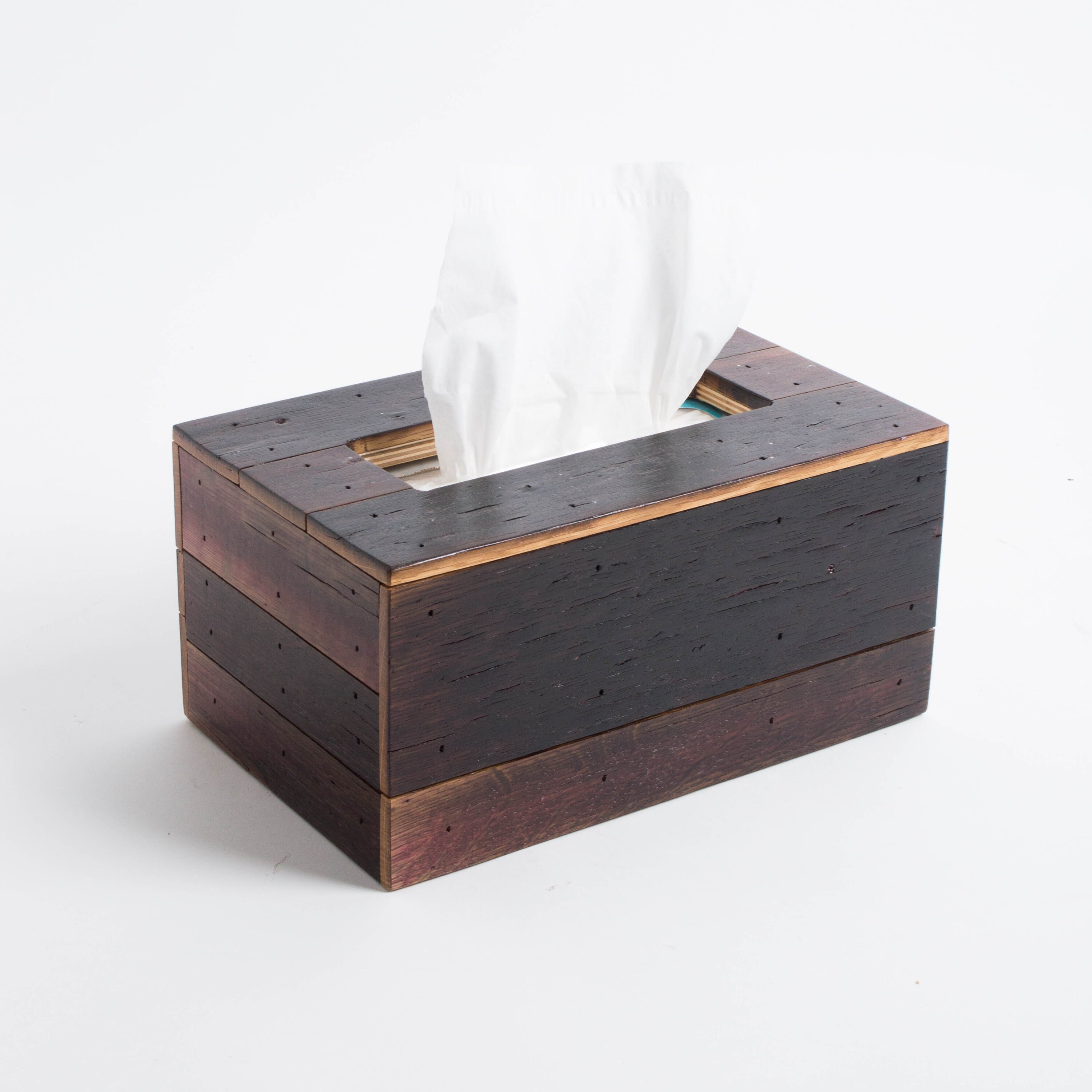 Wine Infused Barrel Oak Tissue Box Choice of Size | Etsy