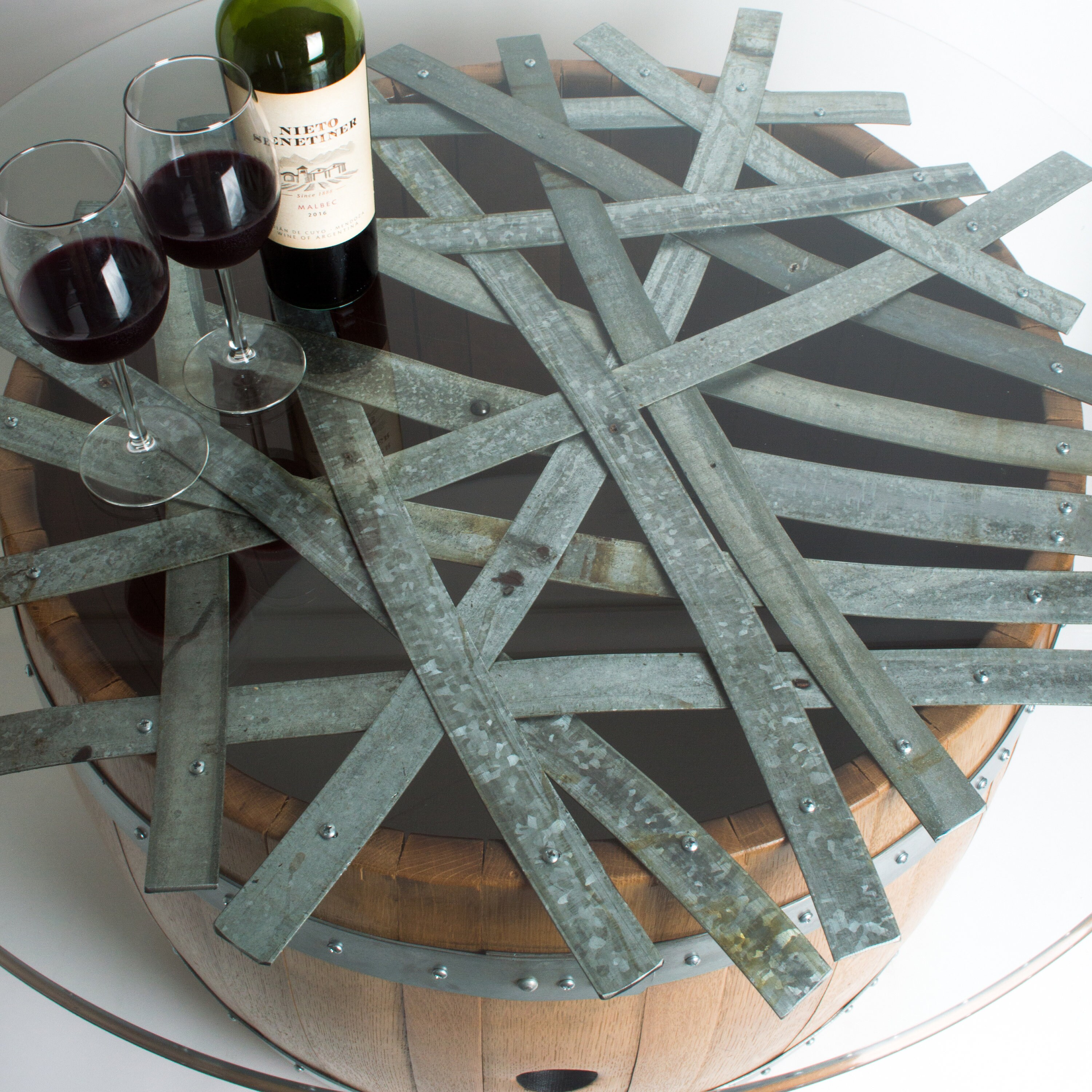 Barrel and Band Coffee Table | Etsy