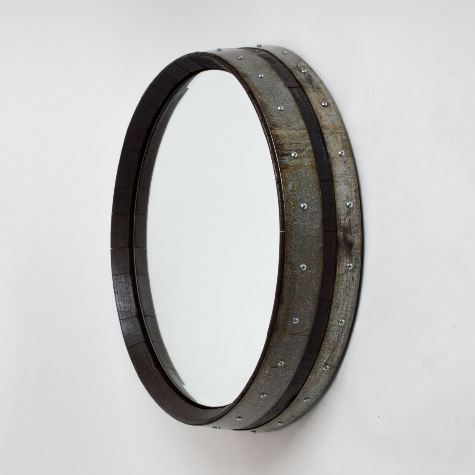 Dark Walnut Barrel Stave Towel Rack With Bands Choice of Size - Etsy