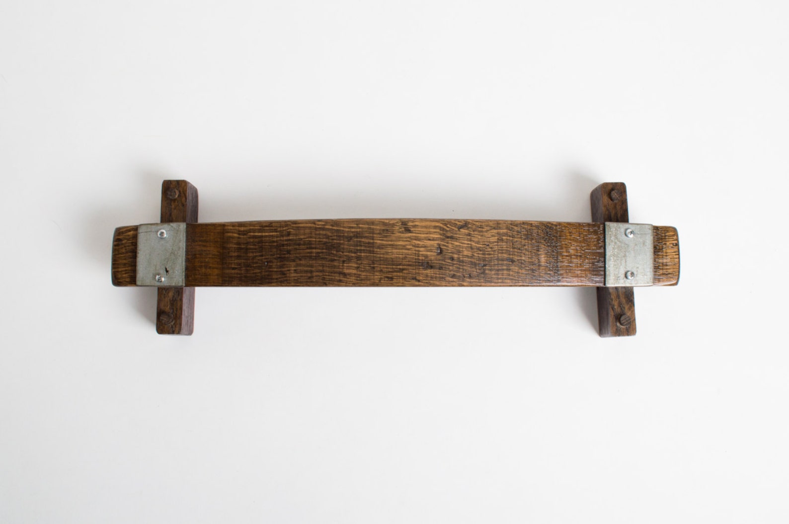 Dark Walnut Barrel Stave Towel Rack With Bands Choice of Size - Etsy