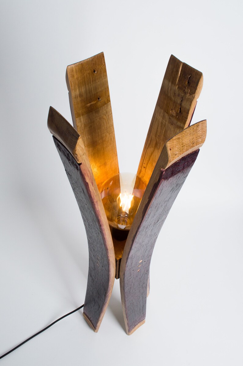 Wine Barrel Stave Lamp | Etsy