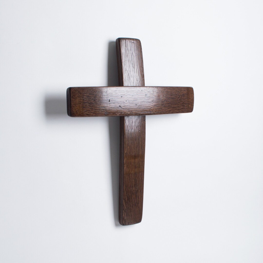 Medium Wine Barrel Cross, Choice of Finish - Etsy