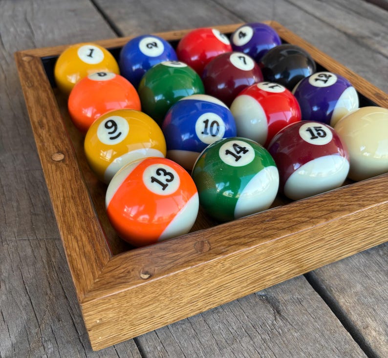 Barrel Stave Billiard Ball Storage Tray - Etsy