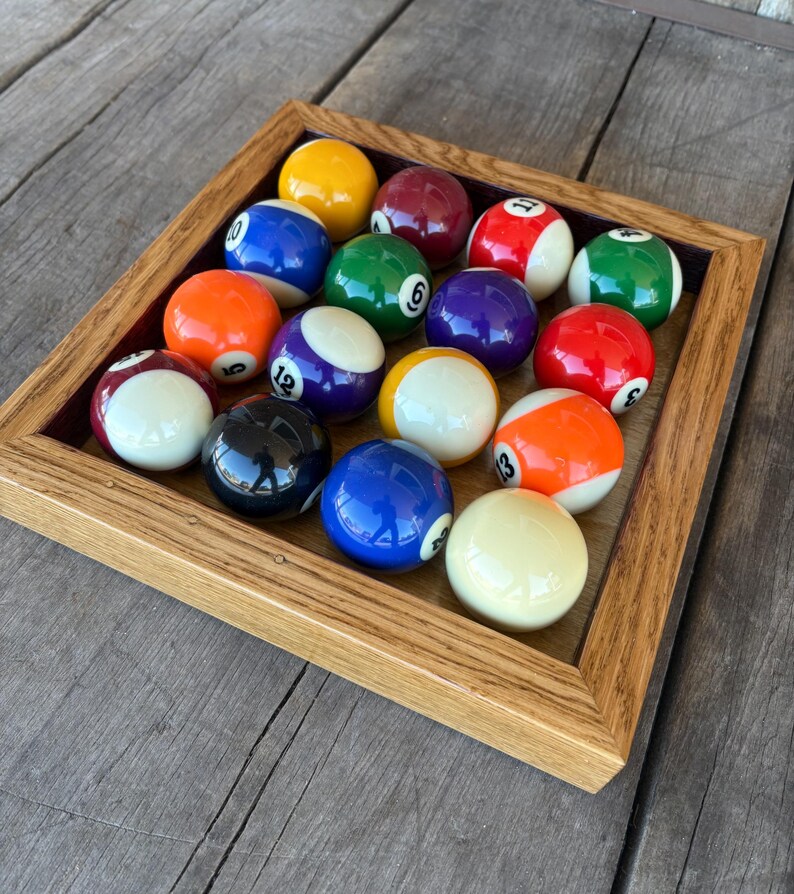 Barrel Stave Billiard Ball Storage Tray - Etsy