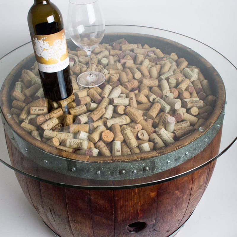 Wine Barrel Table - Etsy