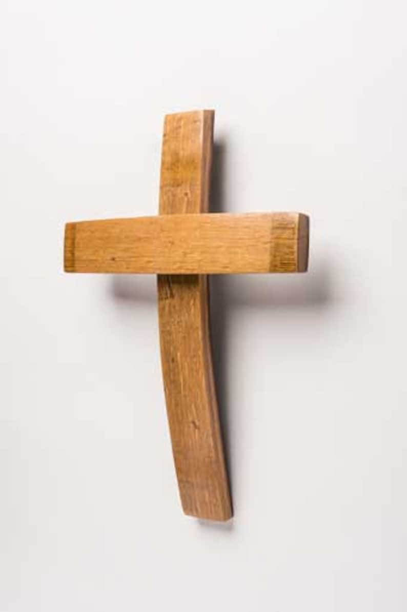 Medium Wine Barrel Cross, Choice of Finish - Etsy