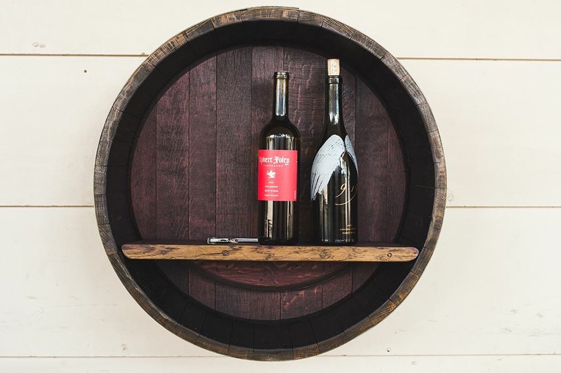 Wine Barrel Shelf | Etsy