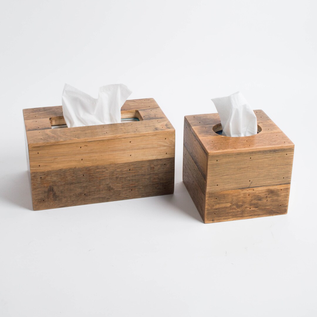 Wine Barrel Oak Tissue Box, Choice of Size - Etsy