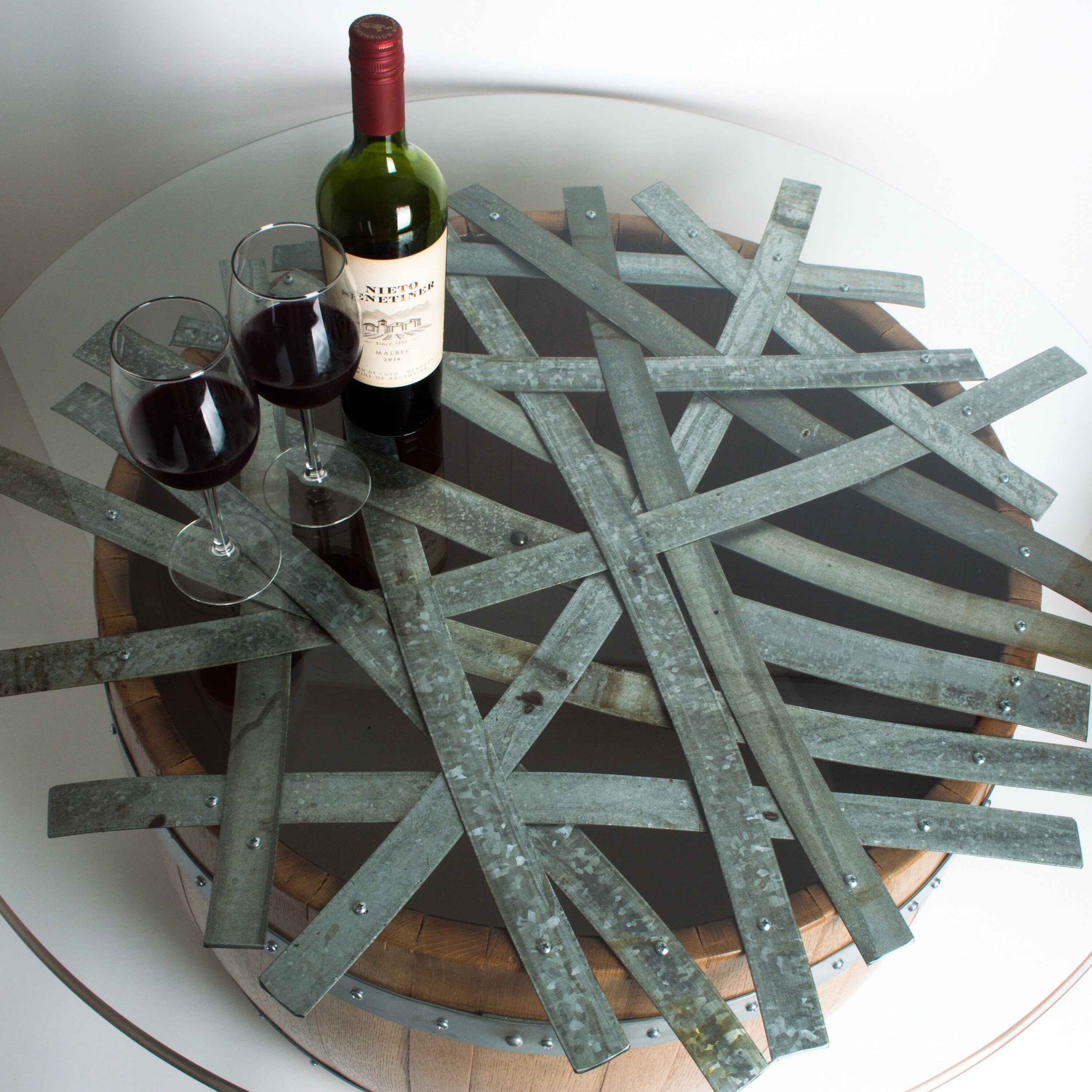 Barrel and Band Coffee Table | Etsy