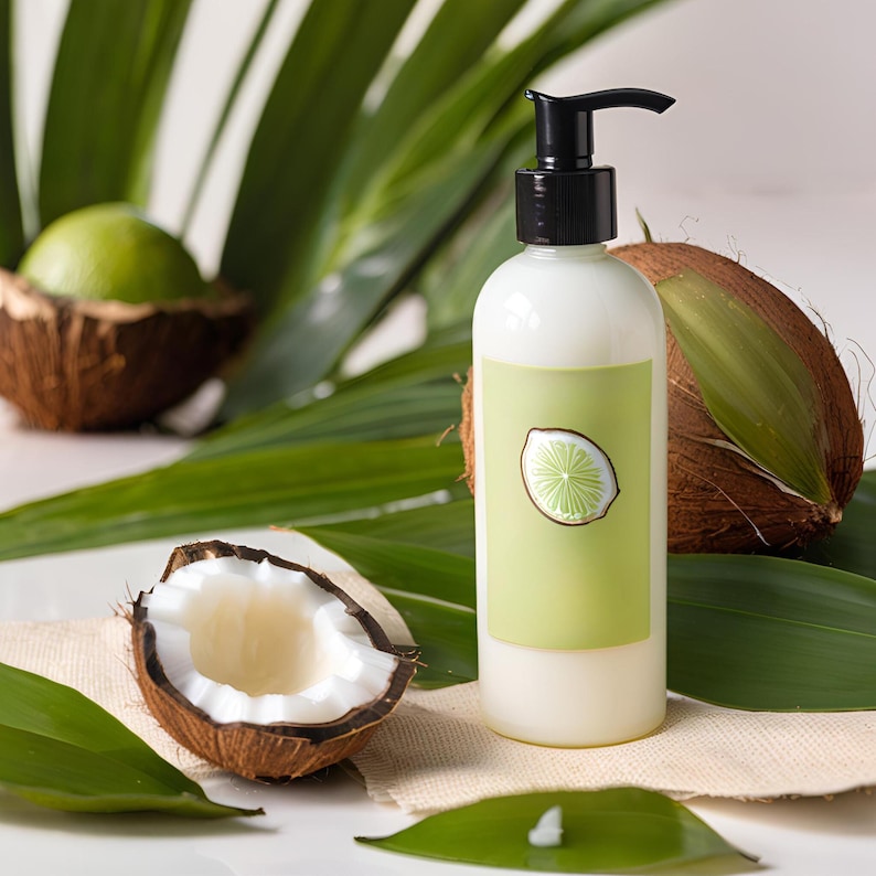 DIY Body Lotion Recipe - Coconut Lime Twist Organic Cream With Easy PDF ...