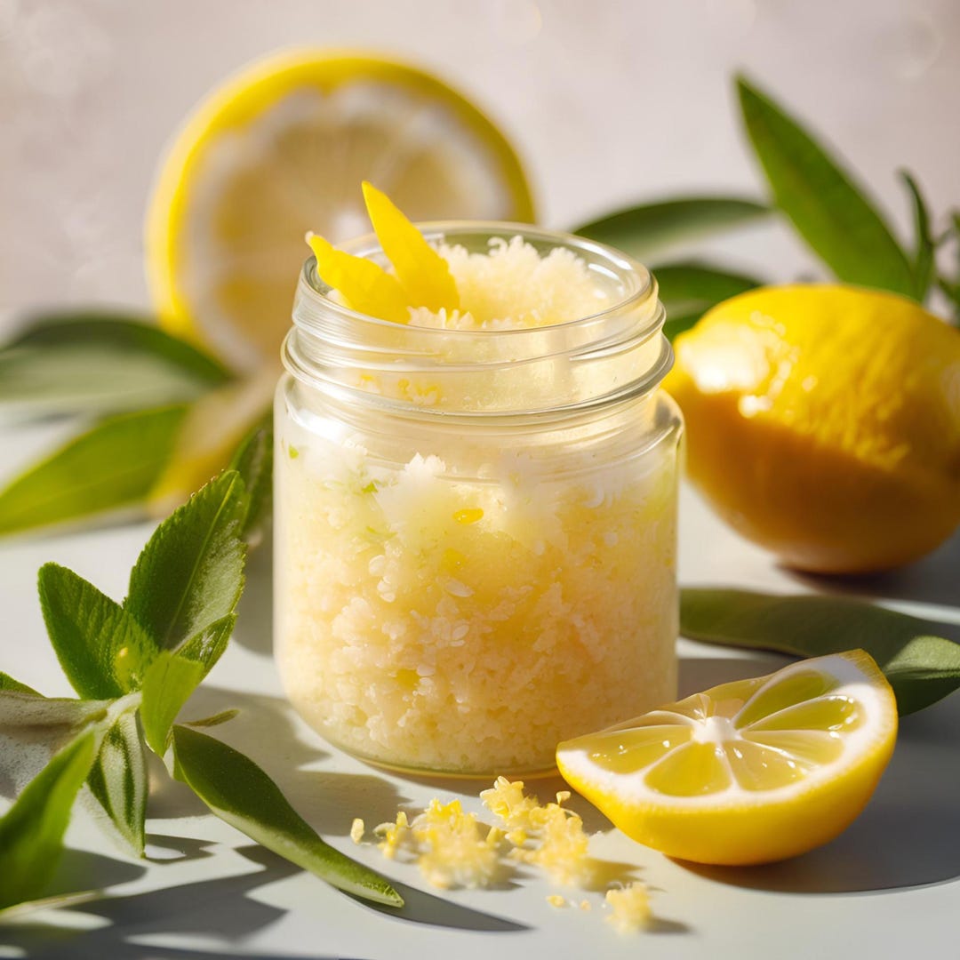 DIY Sugar Scrub Recipe: Lemon Verbena Vitality Shower Scrub With PDF ...