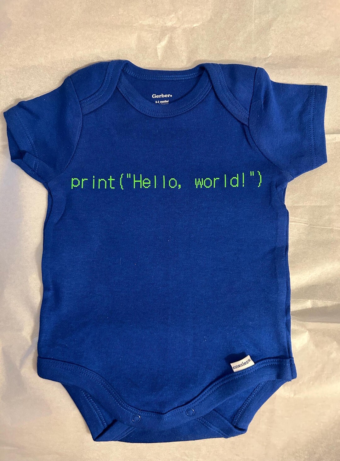 Hello World! Python Coder Baby Onesie - Etsy