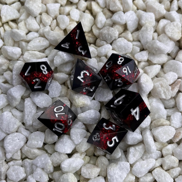 Black Dice Set - Etsy