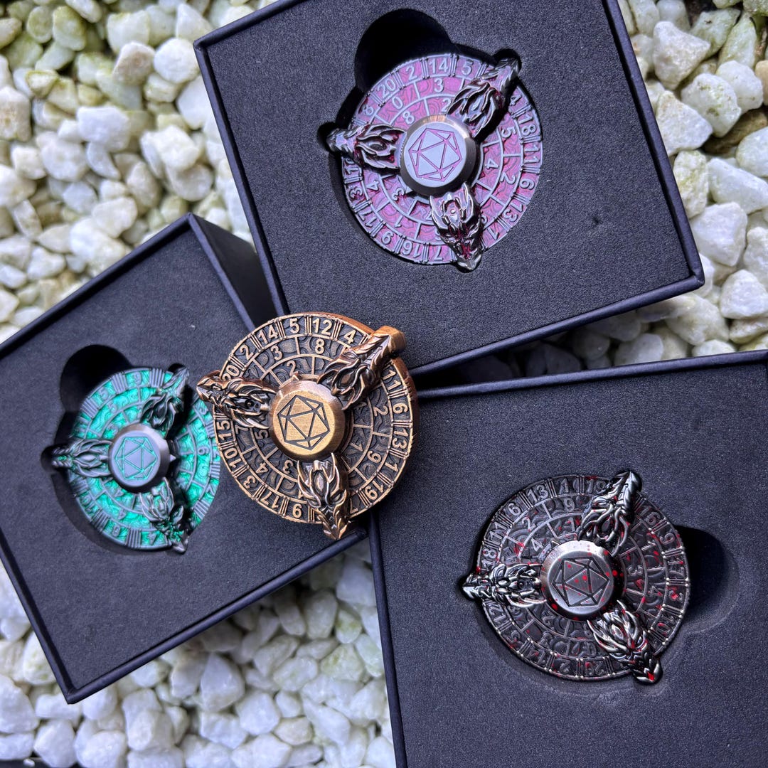 Mini Dragon Spinner, Dragon Dice Spinner, Tiny Dragon Spinner, Mystic ...