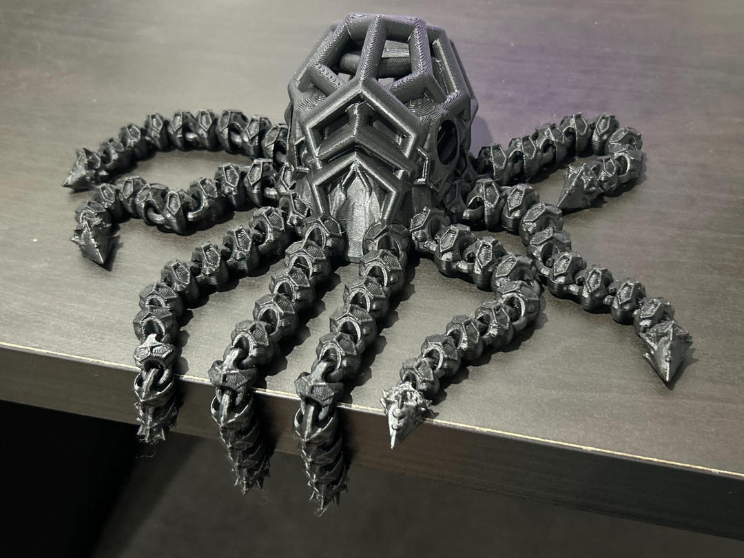 Articulated Void Octopus | 3d Printed Fidget Toy - Etsy