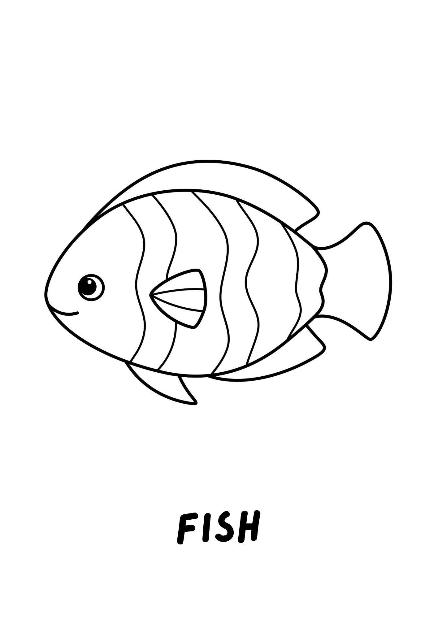 Sea Animals Coloring Pages for Kids – Printable Ocean Animals Activity ...