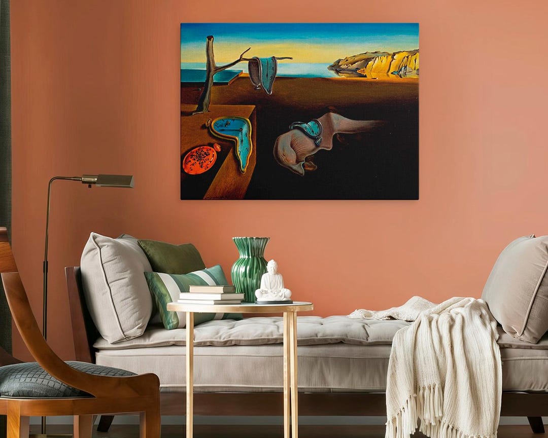Salvador Dali the Persistence of Memory Canvas, Art Poster ...