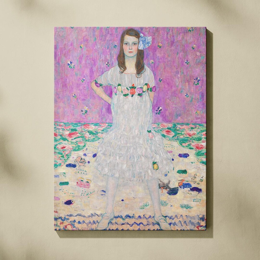 Gustav Klimt Portrait of Mada Primavesi Canvas, Art Poster ...