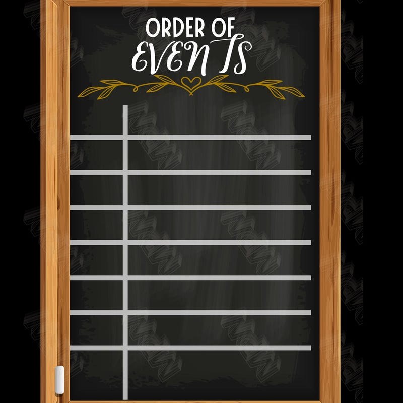 Chalkboard Timeline - Etsy
