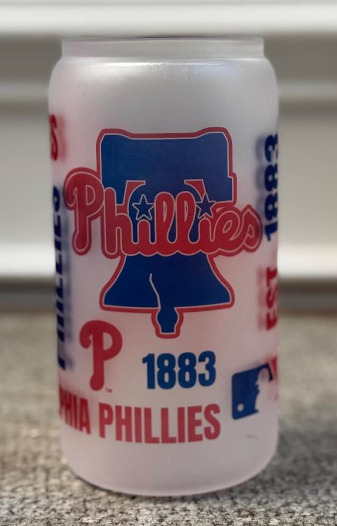 Phillies Can Glass 16 Oz - Etsy