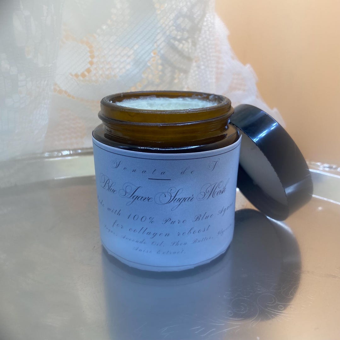Blue Agave Sugar Mask - Collagen Reboost, Pore Minimizing - Etsy