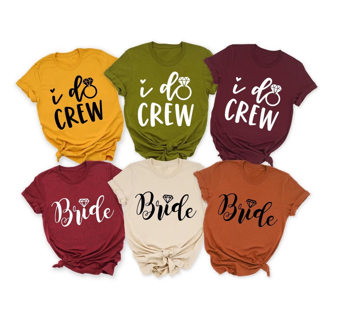 I Do Crew Shirt, Team Bride Shirts, Bridal Shirt, Engagement Party ...