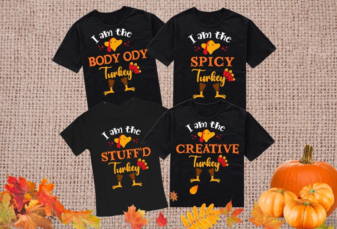Thanksgiving Family Shirt, Funny Turkey Shirt, Thanksgiving Group ...
