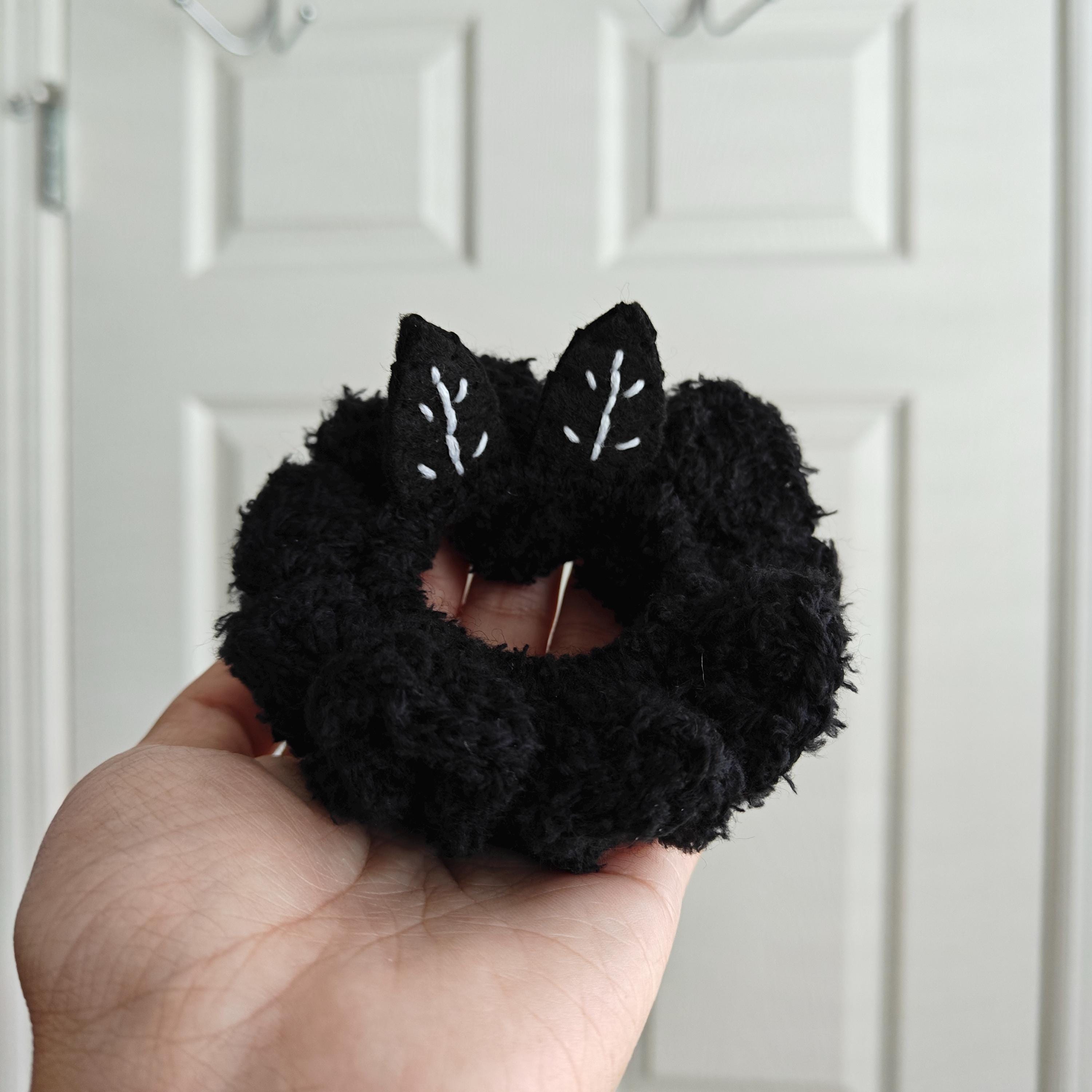 Fluffy Moth Scrunchie | Cute Crochet Inspired Mothman Cryptic Monster ...