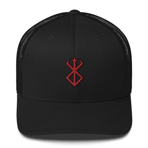 Berserk Brand of Sacrifice Mesh Hat Embroidered Six-panel Cap - Etsy