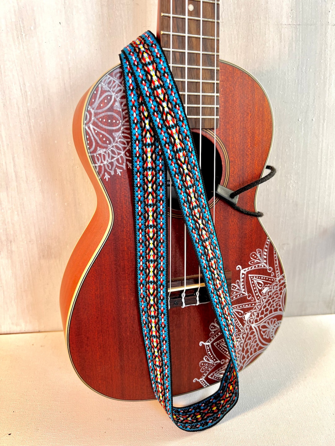 Ukulele Strap: Adjustable Bohemian Jacquard Woven Neck Sling - Etsy