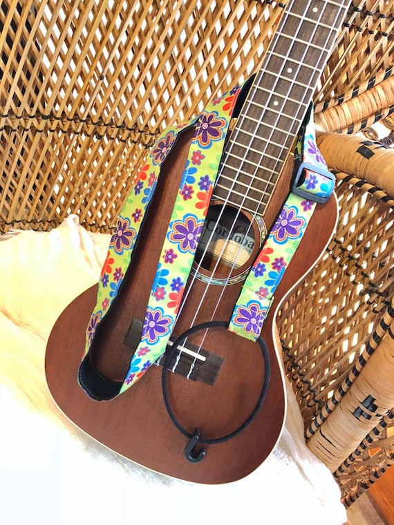 Ukulele Straps Types Adjustable Cotton Ukulele Strap Non Drilling