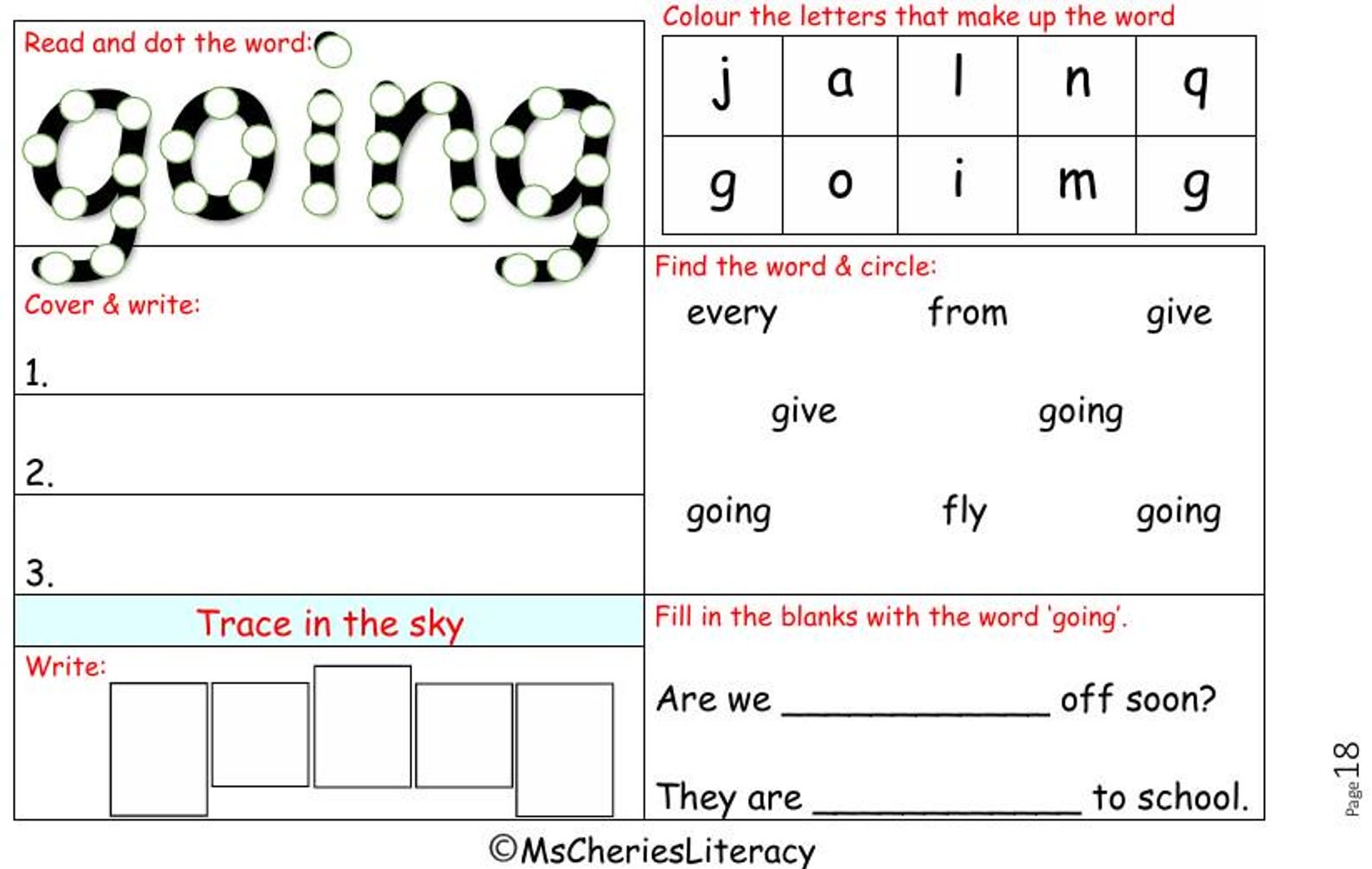 First Grade Dolch Sight Words Reading and Spelling Activity Book - Etsy