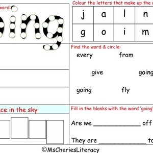 First Grade Dolch Sight Words Reading and Spelling Activity Book - Etsy