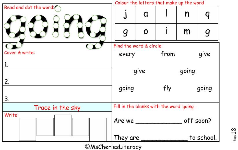First Grade Dolch Sight Words Reading and Spelling Activity Book - Etsy
