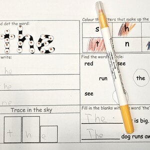 First Grade Dolch Sight Words Reading and Spelling Activity Book - Etsy
