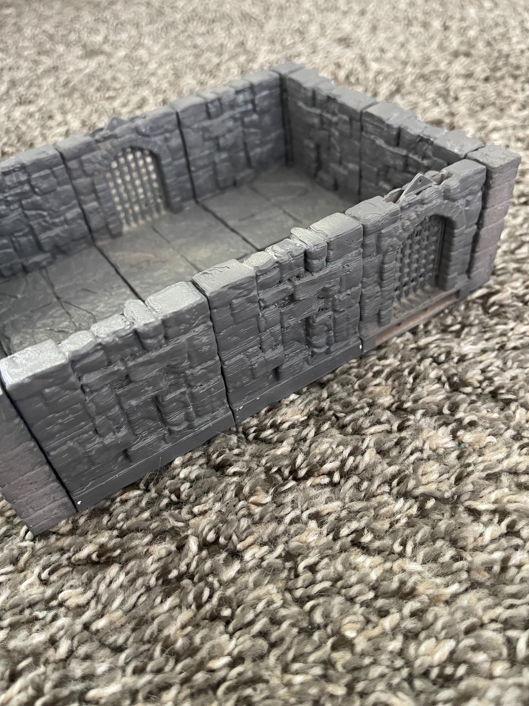 3D Printed Small Room Dungeon Tile Set 2x2 Modular OPENLOCK Stone Tiles ...