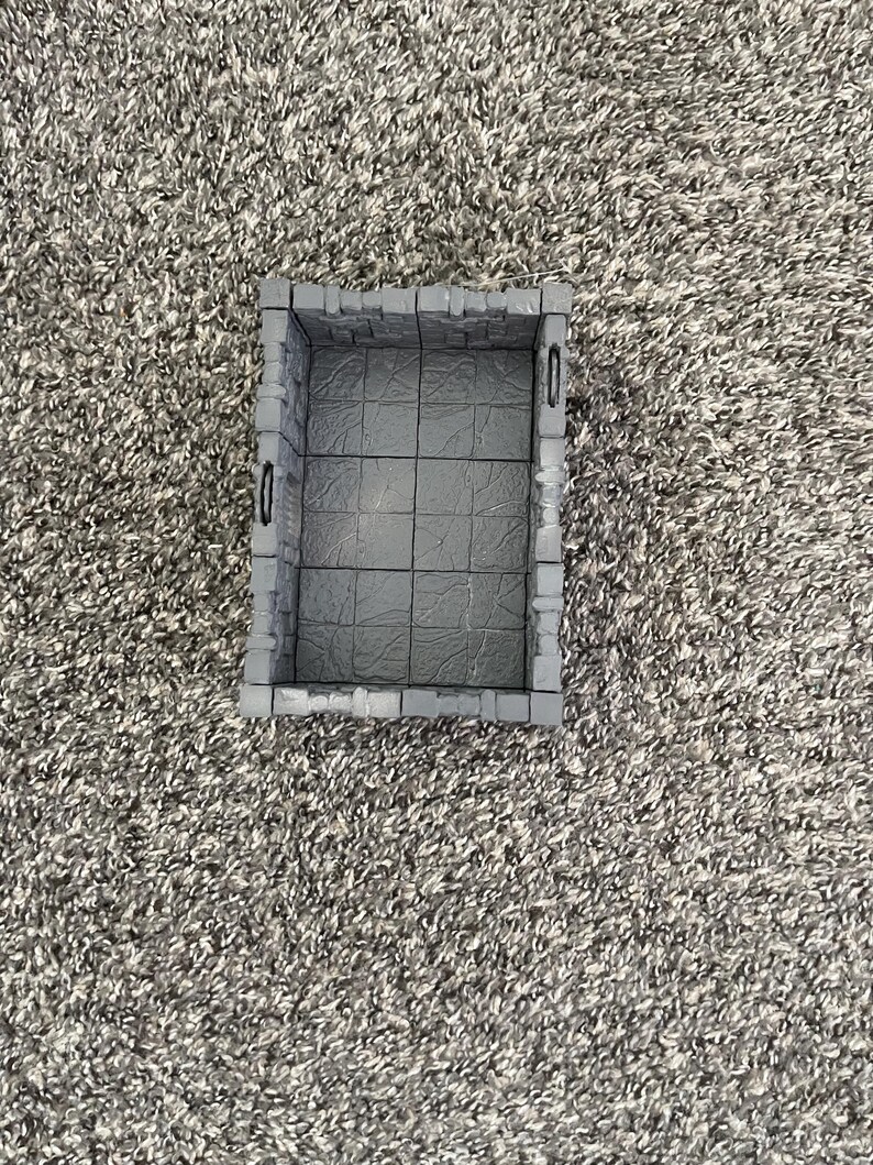 3D Printed Small Room Dungeon Tile Set 2x2 Modular OPENLOCK Stone Tiles ...