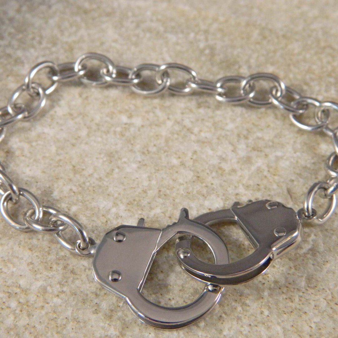 Ladies Stainless Steel Handcuff Bracelet - Etsy