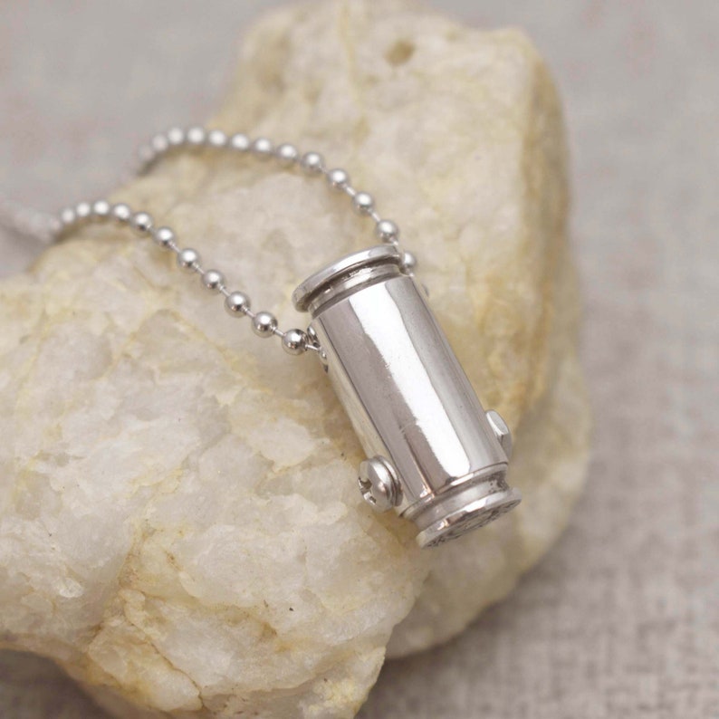 Bullet Shell Locket Necklace - Etsy