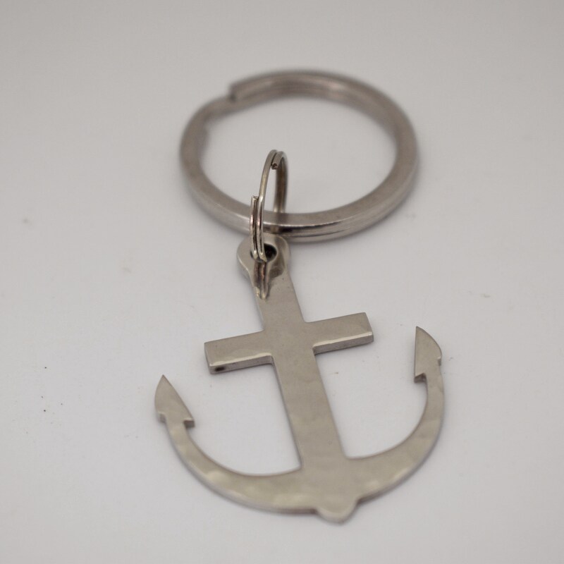Anchor Keychain - Etsy