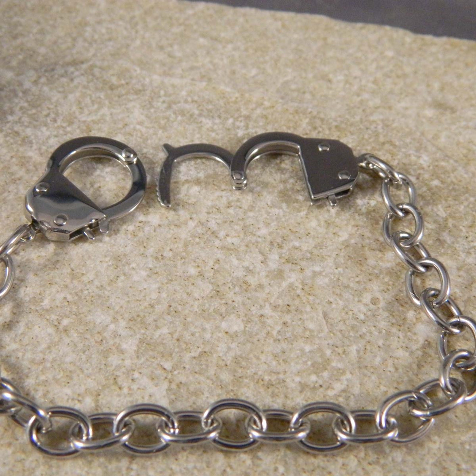 Ladies Stainless Steel Handcuff Bracelet - Etsy