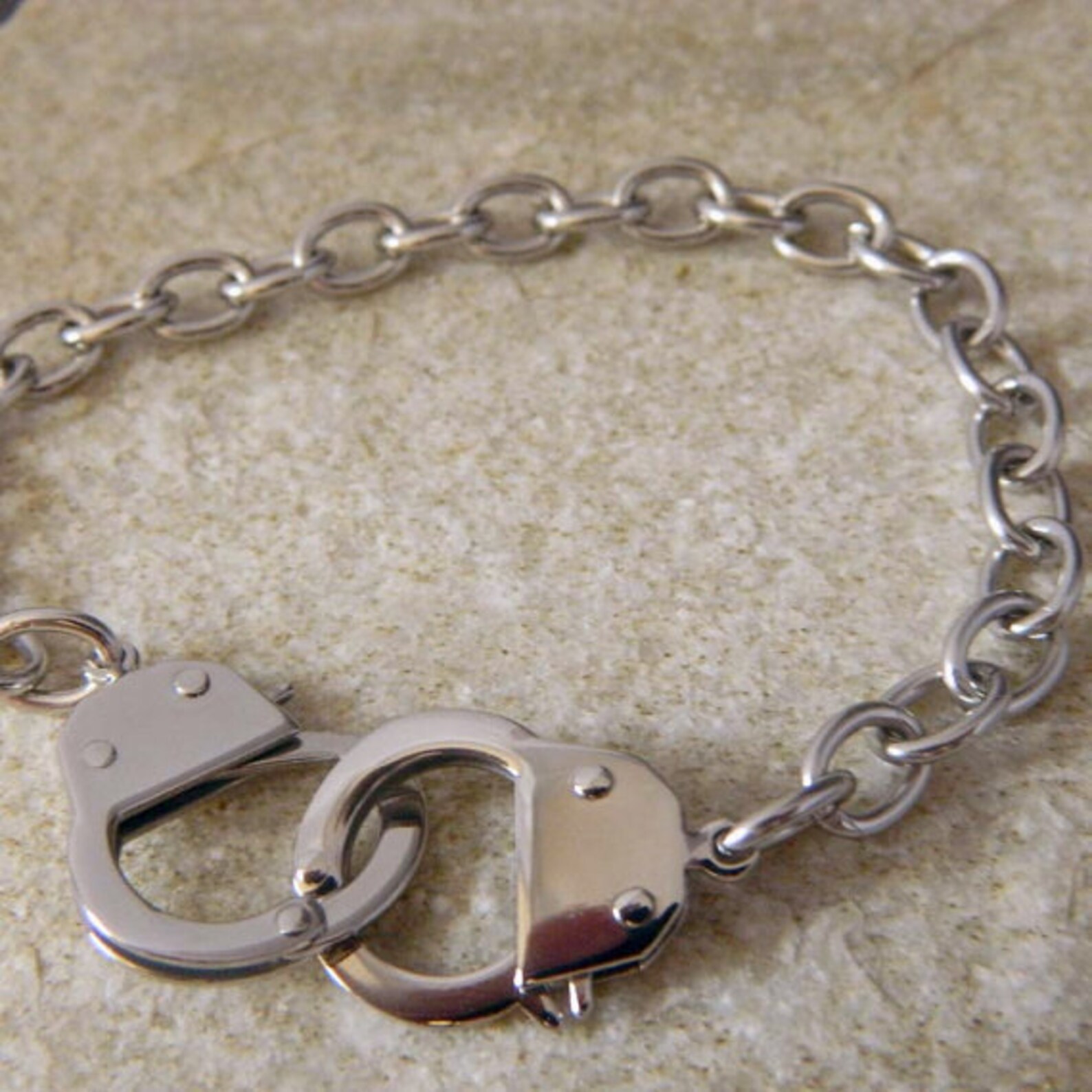 Ladies Stainless Steel Handcuff Bracelet - Etsy