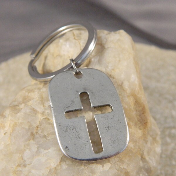 Cross Keychain - Etsy